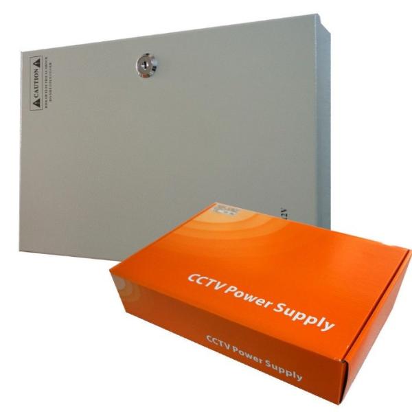Quality Secure Your Property with CCTV 9CH Security Camera Power Supply Box DC 12V 15A for sale