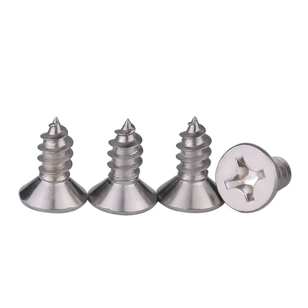 Quality DIN7982 Countersunk Head Cross Drive Self Tapping Screws for sale