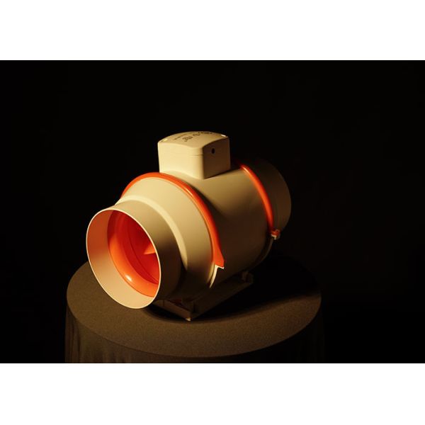 Quality Plastic Inline Duct Fans HVAC Impeller Forward Diagonal Flow 220V for sale