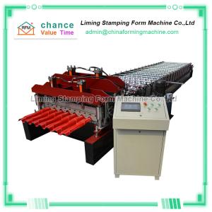 Quality 7.5kw Roof Tile Manufacturing Machine , 5t Steel Profile Roll Forming Machine for sale