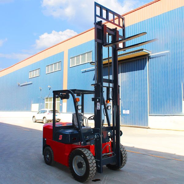 Quality Best Price Forklift 1.5Ton Diesel Farm Fully Hydraulic 4x4 Brand New All Terrain Forklift Truck for sale