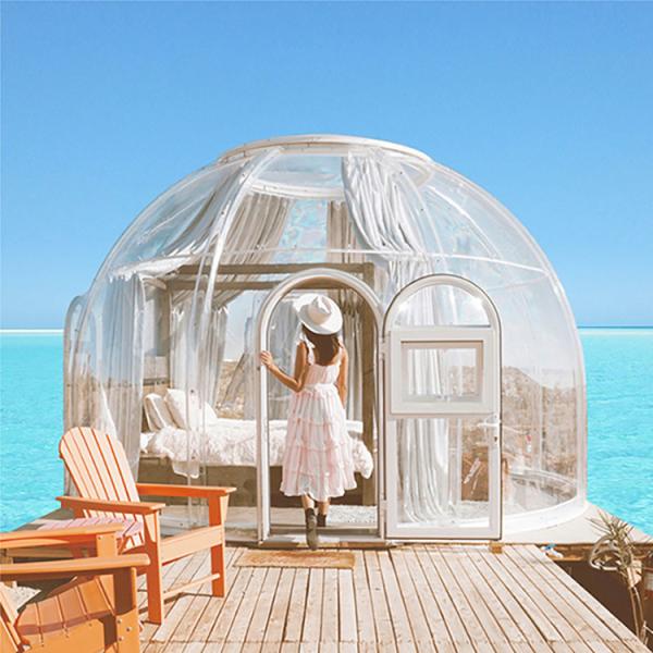 Quality Sounproof Transparent Dome House Contemporary Design Bubble Star House for sale