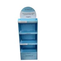 Quality Recycled Portable Corrugated Display Rack , REACH Cardboard Food Display Stands for sale