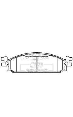 Quality 8A8Z-2001-A Ceramic Ford Edge Brake Pads D1376 Auto Brake Replacement for sale
