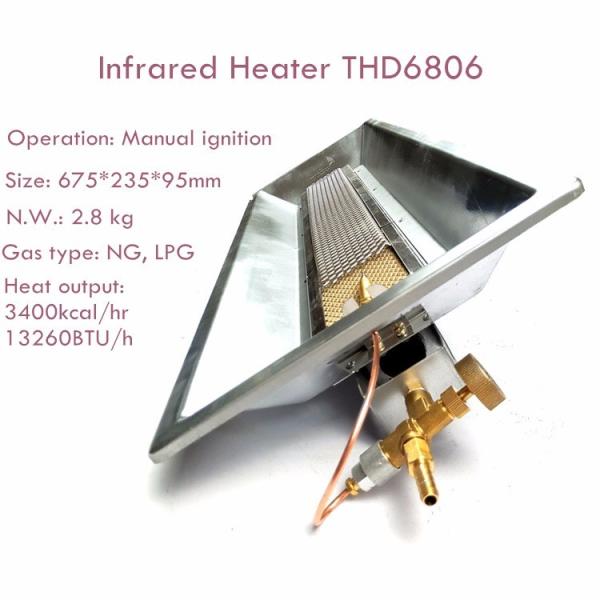 Quality Pig Infrared Chicken Coop Heater Energy Saving Chick Gas Brooder Purple Horn6806 for sale