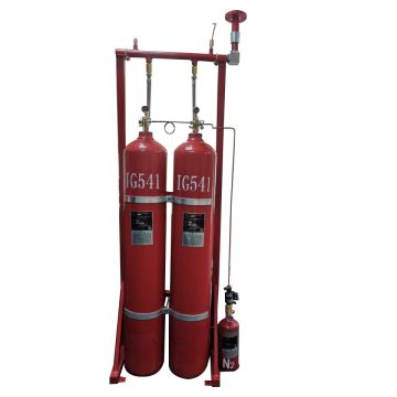 Quality Inert Gas IG100 Fire Suppression System Cylinder Volume 80L 90L Enclosed for sale