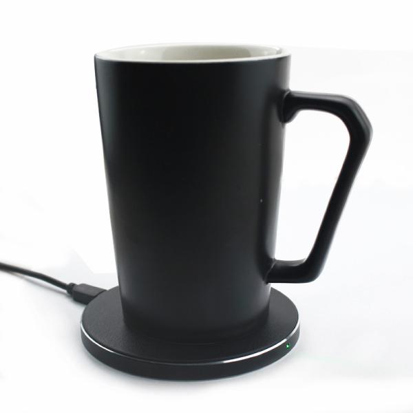 Quality 645g Mug Warmer 2 In 1 Wireless Charger For Home Office Coffee for sale