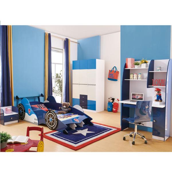 Quality ODM OEM Children Bedroom Sets Car Bed With Storage W950mm for sale