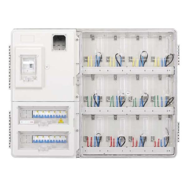 Quality 12 Way Single Phase Electrical Service Meter Box for sale