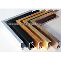 China Brushed Effect Hanging Metal Photo Frame With Gold / Copper / Black factory