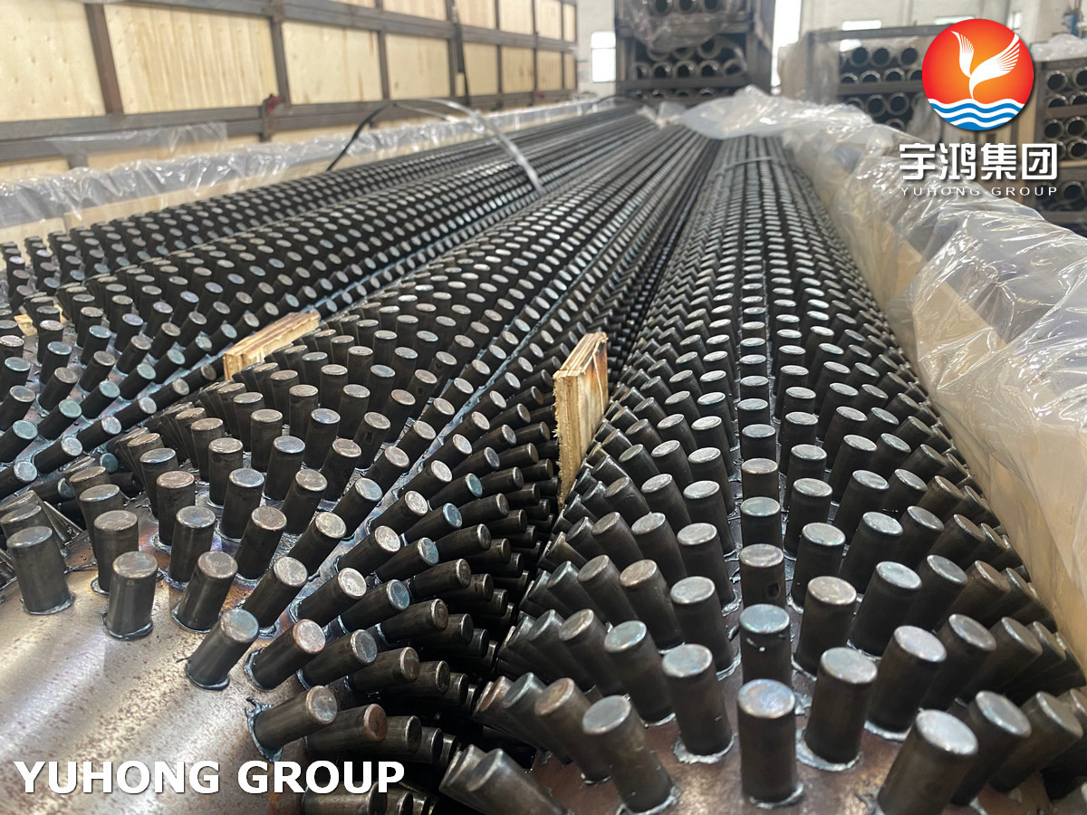 Quality ASME SA213 T9 Alloy Steel Studded Tube For Heat Exchanger , Radiator for sale