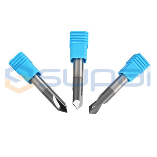 Quality Custom Made Chamfer End Mill For Metal Steel / Flat Countersink Drill Bit for sale