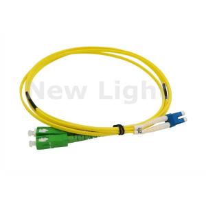 Quality Low Insertion Loss SC-LC Fiber Optic Patch Cord 3 Meter Length for CATV and Data for sale