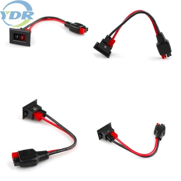 Quality 2Pin socket Battery Connector Cables , 14AWG Battery Wire Harness for sale