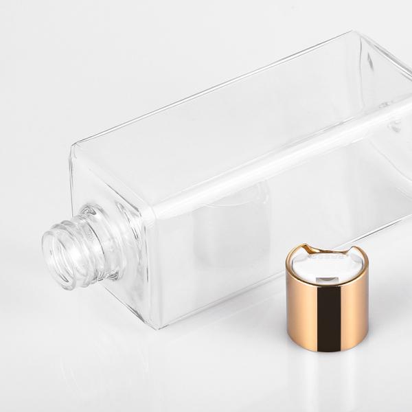 Quality clear Plastic Screw Top Bottles PETG material 53mm width 156mm height for sale