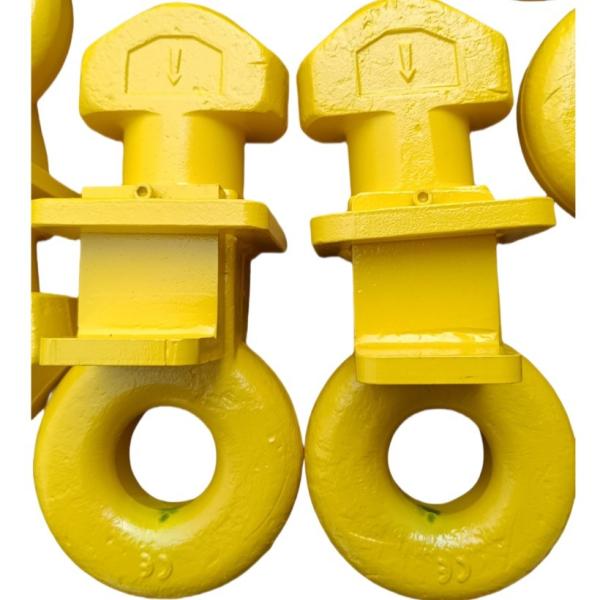 Quality Custom Sizes G80 Container Hook Lifting Hook Rigging Eye for Material Handling Needs for sale