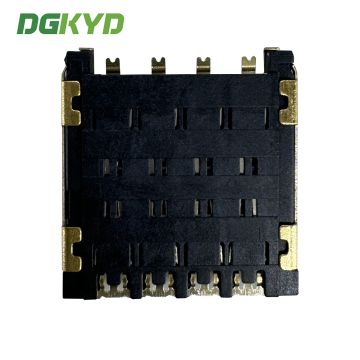 Quality Micro Card Holder SIM Drawer Style 1.5H 8P Telephone Card Holder TF SIM for sale