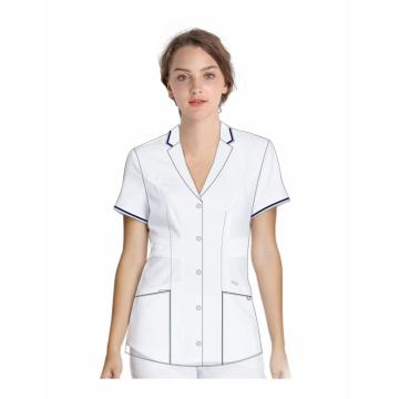 Quality Customized Short Sleeve 42% Polyester Nurse Medical Uniform Antimicrobial for sale
