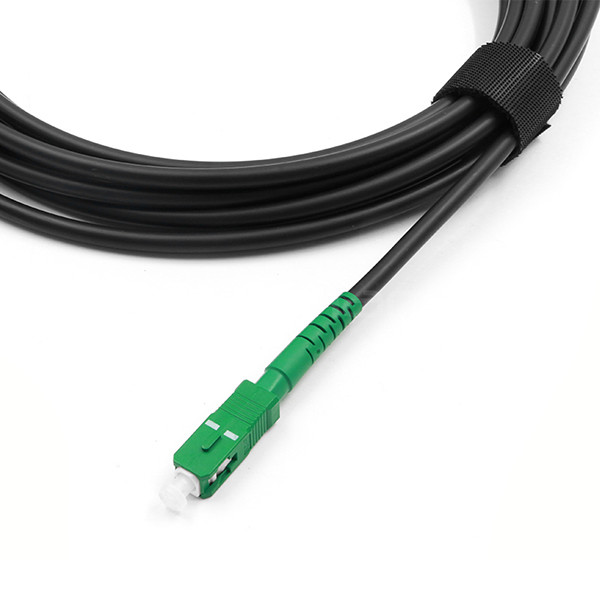 Quality MINI SC APC To SC APC Simplex Fiber Patch Cord 9/125 OS2 LSZH Jacket for sale