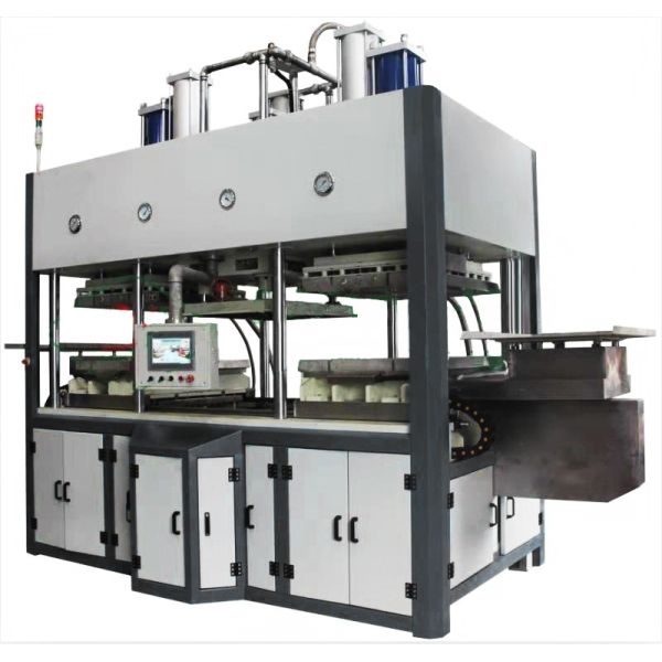 Quality automatic disposable Biodegradable sugarcane paper pulp food box making machine for sale