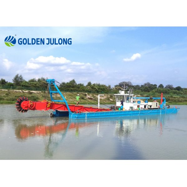 Quality Hydraulic Dredging And Pumping Bucket Wheel Dredger 2500 M3/H With Diesel Engine for sale