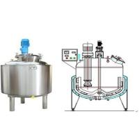 Quality Shampoo Stainless Steel Fermentation Tanks / High Shear Emulsifying Tank for sale
