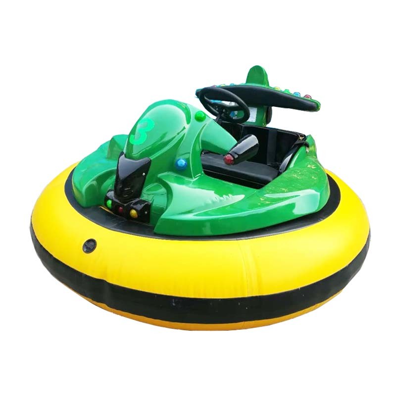 Quality Remote Control Round Bumper Car With DC 24V 40AH Battery for sale