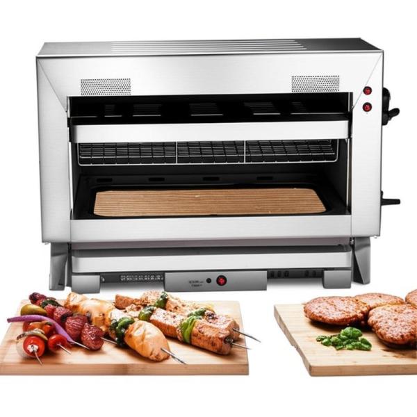 Quality 800°C Commercial BBQ Grill with Dual-Zone Searing for sale