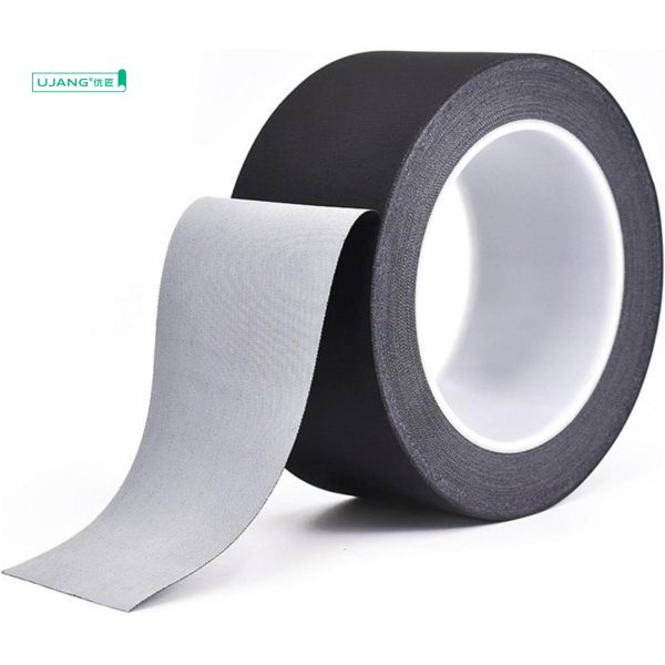 Quality 3 Inch Easy Tear Matte Gaffa Tape Black Heat Resistant Carton Package for sale