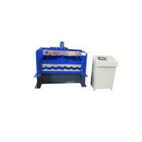 Quality Custom Steel Plate Glazed Tile Roll Forming Machine for sale