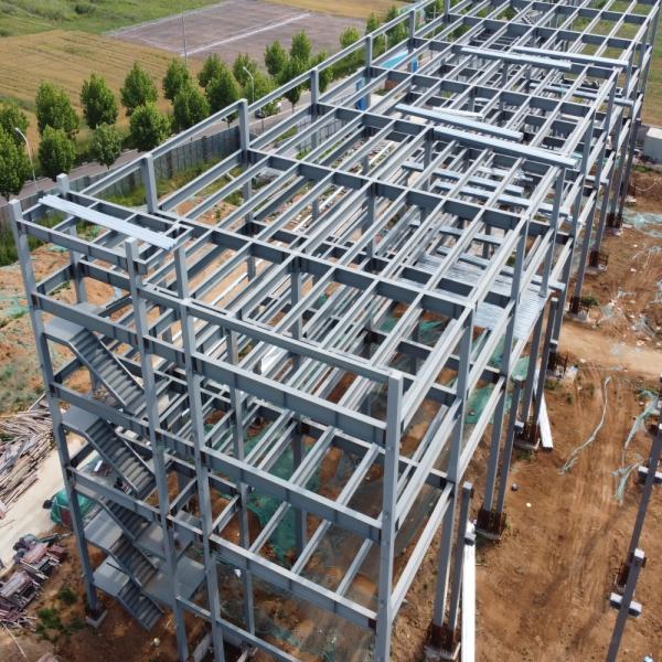 Quality Large Span Prefabricated Engineered Building Construction With Indoor Office for sale