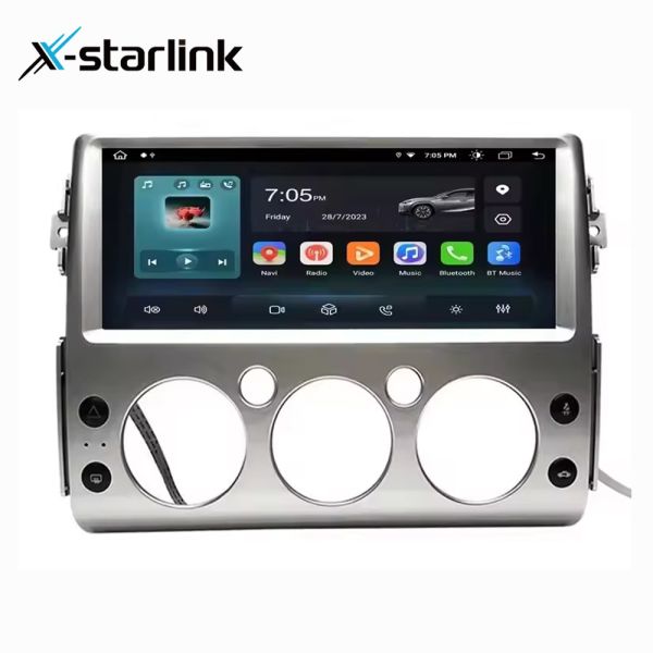 Quality Apple Carplay Android 13 Car Multimedia GPS Radio AM FM For Toyota FJ Cruiser for sale