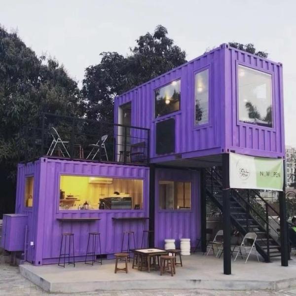 Quality 40ft Luxury Container House A Prefabricated Shop Solution with Eco Friendly for sale