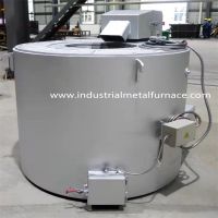 Quality 100kg Gas Fired Industrial Aluminum Melting Furnace for sale