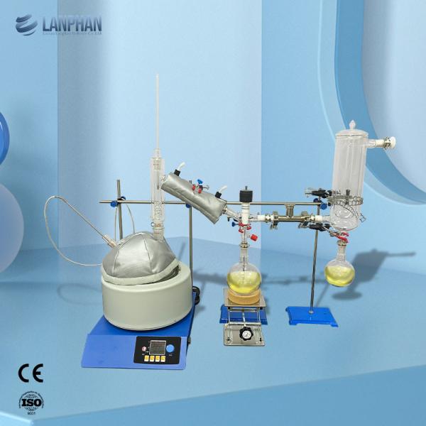 Quality 5Ltr Lab Short Path Distillation Equipment Molecular Wiped Film for sale