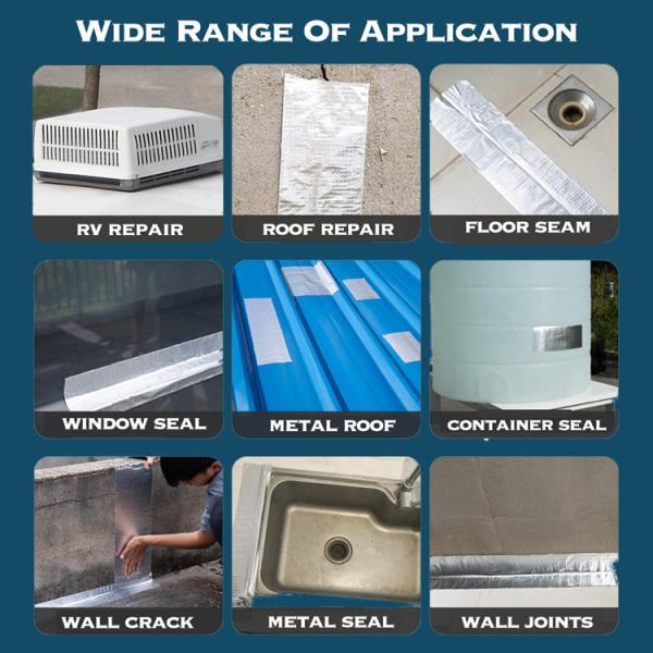 Quality Online Technical Support Silver Flashing Tape For Bituminous Roof for sale