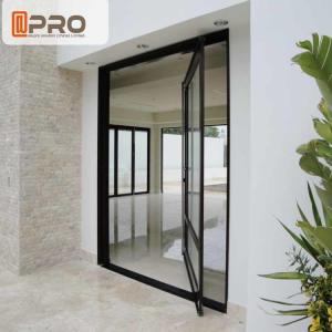 Quality Unique Villa Front Glass Entry Doors / Single Pivot Patio Doors front door pivot for sale