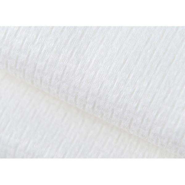 Quality 110g White EF Grain 100%Viscose Cross Spunlaced Non-Woven Cotton Tissue, Wet Wips for sale