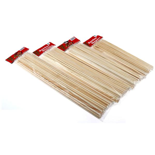 Quality Marshmallow Roasting Bamboo Barbecue Skewers , 36inch Wooden Barbeque Sticks for sale