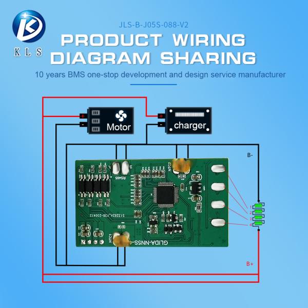 Quality 4S 10A Lithium Battery Protection Board with Bluetooth and Temp Sensor for sale
