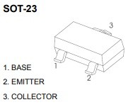 Quality CJ Electronic Diodes And Transistors , S8550 Datasheet Transistor SOT-23 for sale