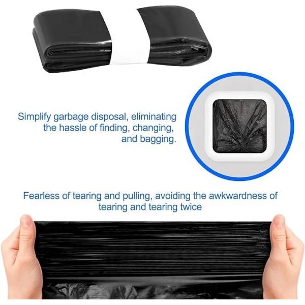 Quality Customized Trash Can Automatic Bag PE Biodegradable Litter Bags For Smart for sale
