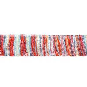 Quality Multi Coloured 4.4cm Garments Tassel Fringe Trim for sale
