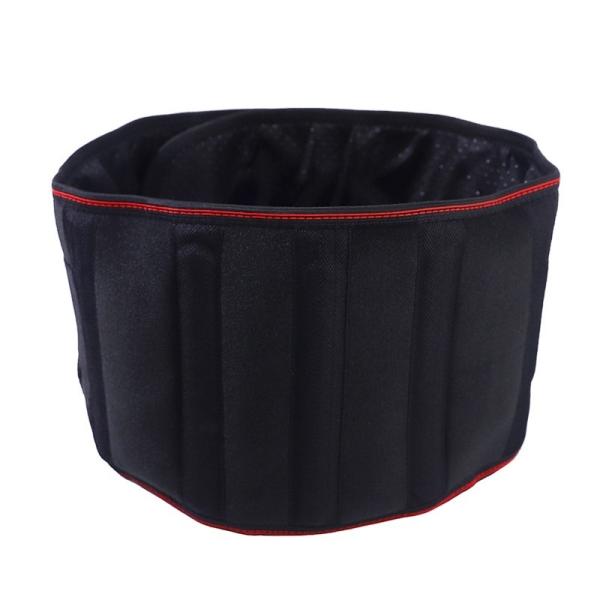 Quality Infrared Physiotherapy Adjustable Hot Compress Lumbar Massage Lower Back Brace Belt for Pain Relief and Support in Blac for sale