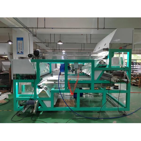 Quality Optical Two Layer Glass Sorting Machine For Mixed Colored Brown Blue Glass for sale