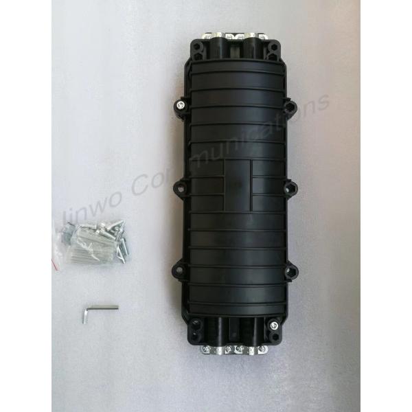 Quality 2 In 2 Out 96 Ports Fiber Optic Closure Horizontal Optical Fibre Cable Joint for sale