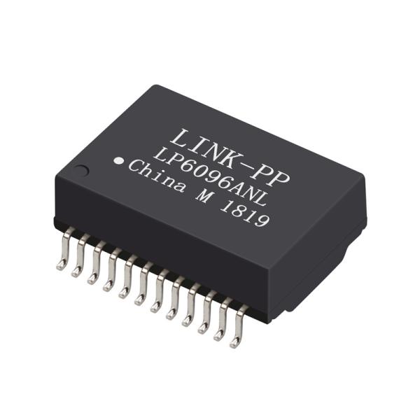 Quality Gigabit Ethernet Transformer LP6096ANL PoE+ Magnetics SMD 24 PIN for sale