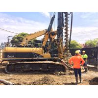 Quality Small Hydraulic Rotary Piling Rig With 78 m/min Main Winch Line Speed 125 kN.m Max. drilling depth15 m Torque 125 kN.m for sale