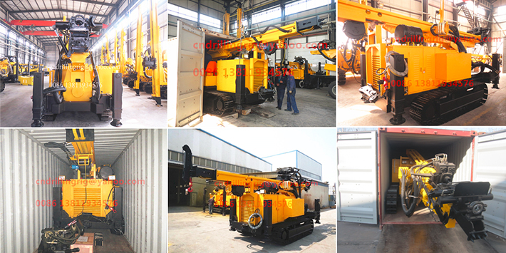 JRC200 All Hydraulic rc reverse circulation down the hole track mounted drilling rig