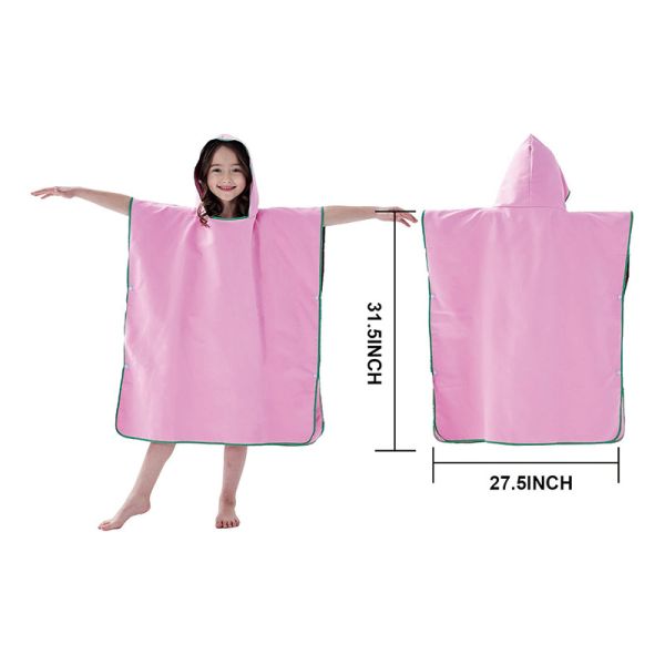 Quality Microfibre Hooded Changing Towel Swimming Poncho Adults for sale